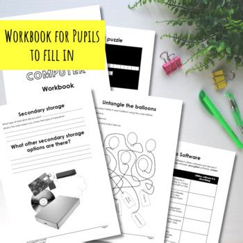 Computer Hardware Build A Paper Computer Activity By Nichola Wilkin