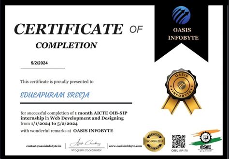 Sreeja Edulapuram On Linkedin Oasisinfobyte