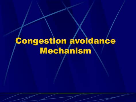ppt tcp vegas new techniques for congestion detection and control