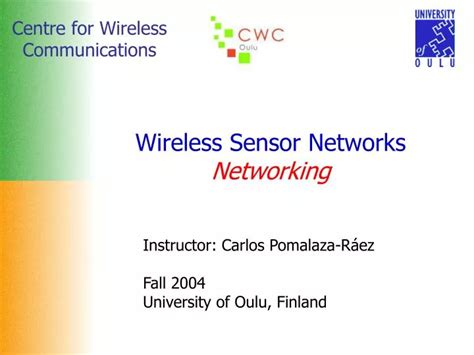 Ppt Wireless Sensor Networks Networking Powerpoint Presentation Free