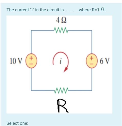 Solved The Current I In The Circuit Is Where Chegg Com