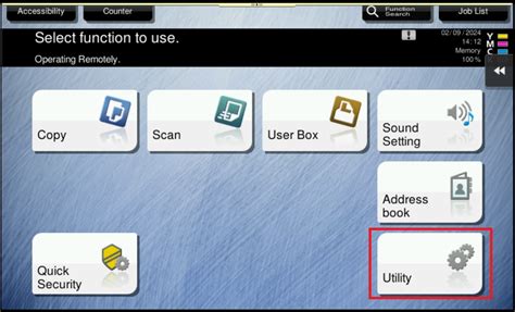 Setup Secure Print Only On Machine Konica Minolta Assist