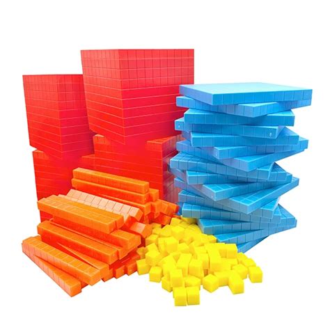 184 Pieces Base 10 Set Math Kit