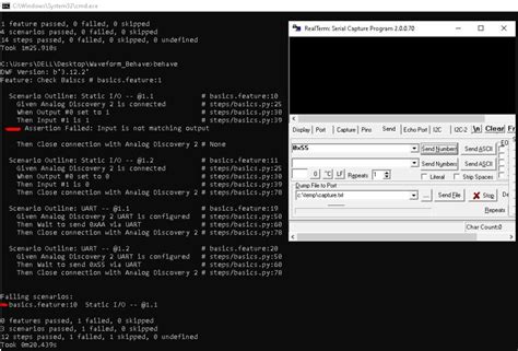 Given Hardware Behavioral Testing Is Needed Then Use Analog Discovery 2 With Behave Python