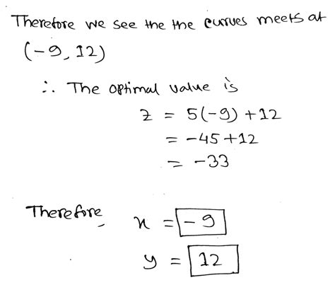 [solved] Values Of X And Y Objective Function Z 5x Y Constraints X20 Course Hero