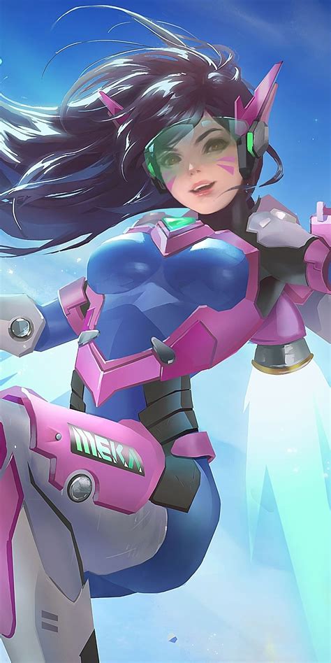 1080x2160 Artwork Dva Overwatch 2019 Wallpaper Overwatch Fan Art