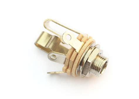 Switchcraft Output Jack Socket Stereo Nickel Guitartrade