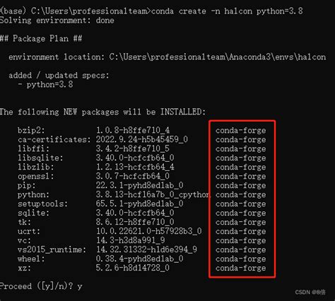 【常见问题】anaconda创建新环境报错executing Transactionfailed Csdn博客
