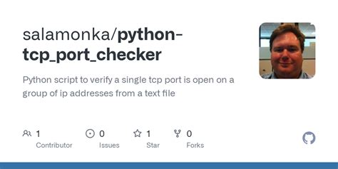 GitHub Salamonka Python Tcp Port Checker Python Script To Verify A