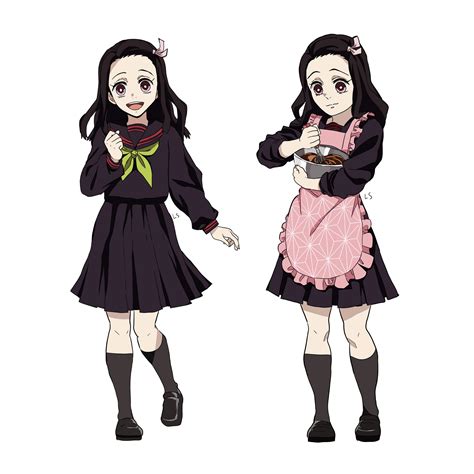 Nezuko Kamado Humana Kimetsu Academy By Renacars On Deviantart