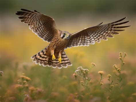 Premium Ai Image Kestrel39s Hover Master Of The Wind Over The Meadows