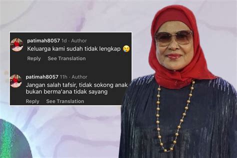 Keluarga Kami Sudah Tidak Lengkap Ibu Syamsul Yusof Kosmo Digital