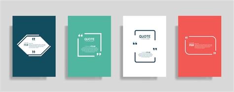 인용 프레임 빈 템플릿 세트 쉼표 참고 메시지 인용 빈 연설 거품 및 주석 프리미엄 벡터