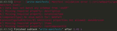 Dataversion Property Not Supported By Web Part Manifest Schema · Issue 2810 · Sharepointsp Dev