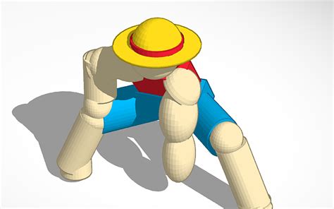 3d Design Luffy Tinkercad