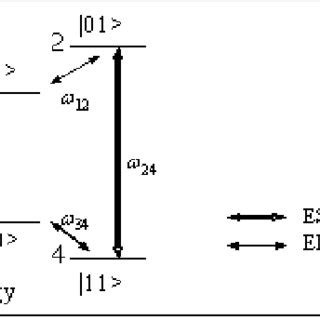 Energy Levels And Corresponding EPR ESR And ENDOR Resonance Download Scientific Diagram