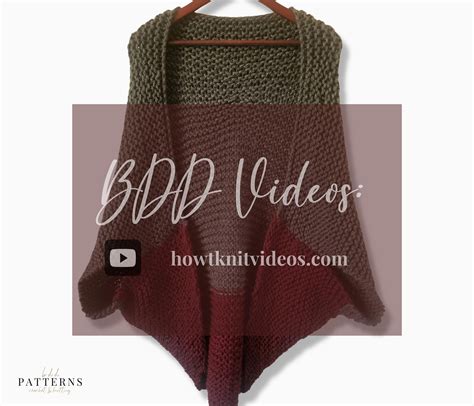 Easy Knitting Pattern Beginners Knitting Pattern Knitting Etsy