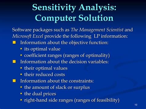 Ppt Sensitivity Analysis Powerpoint Presentation Free Download Id 6084544