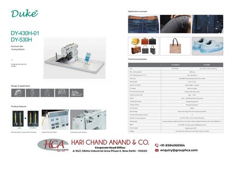 Dy 430h 01 Electronic Bar Tacking Machine At Rs 160000 Okhla