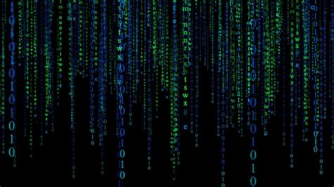 Premium Photo Digital Background Green Matrix Binary Matrix Style Program Stream Of Decimal