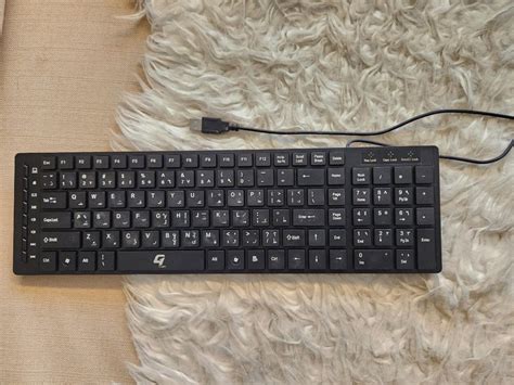 Usb Keyboard With Arabic Letters And Numpad Computers And Tech Parts And Accessories Computer