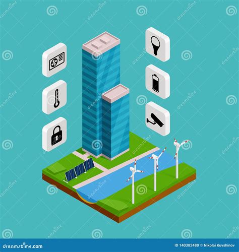 Smart Building Automation Line Icons Signs Set Design Collection Of