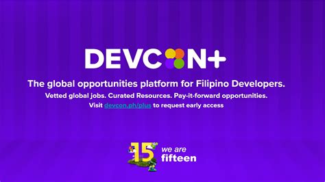Devcon Plus Global Opportunities Platform For Filipino Developers