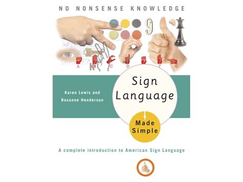 livro sign language made simple de karen lewis inglês worten pt