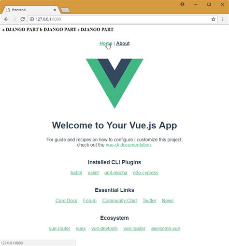 Django Vuejs And Graphql Step By Step One Page Knowledge