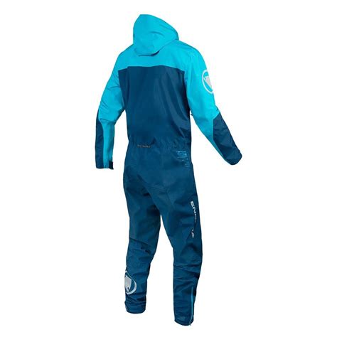 Endura Singletrack Waterproof Onesie Blauw Heren