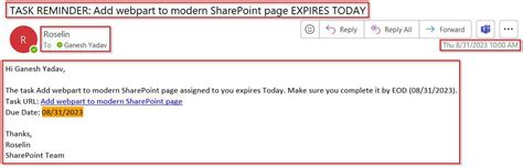 Send 7 Or 14 Day Task Due Reminder Emails In Power Automate