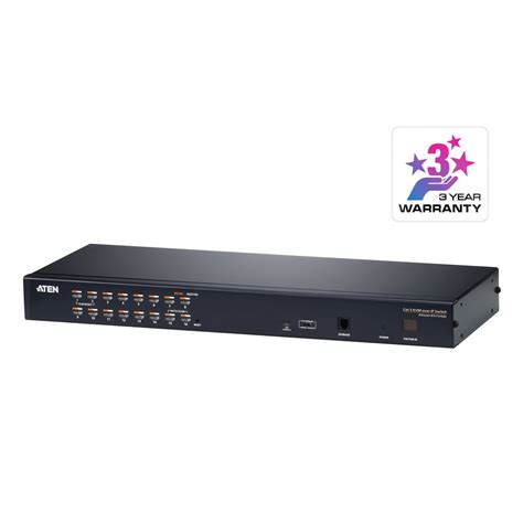 1 Local Remote Shared Access 16 Port Multi Interface Cat 5 KVM Over IP Switch