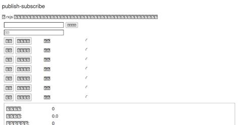 Publish Subscribe Codesandbox