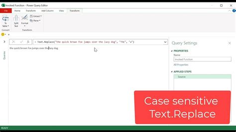 Case Insensitive Textreplace Youtube