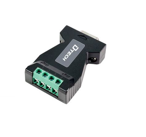 dtech rs232 to rs485 serial data converter adapter mini size qbm india
