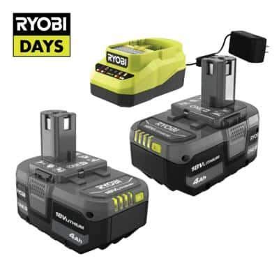 Ryobi One V Lithium Ion Ah Battery Pack And Charger Kit Artofit