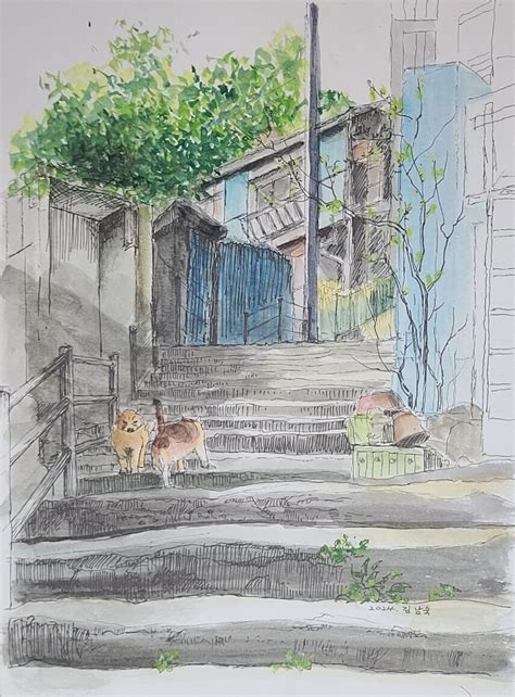 김남숙 상상마을 어반스케치and펜화