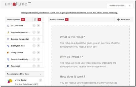Unrollme Inbox Manager Unsubscribe From Unwanted Email Subscriptions