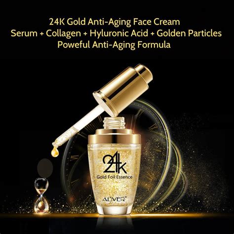 Aliver 24k Gold Crystal Collagen Facial Serum Aliver® Cosmetics