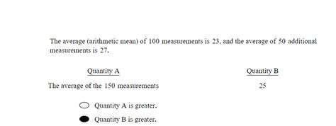 solved the average arithmetic mean of 100 measurements is