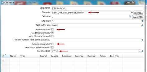 Pentaho Data Integration Pentaho Data Integration CSV File Input With Parallel Execution Enabled