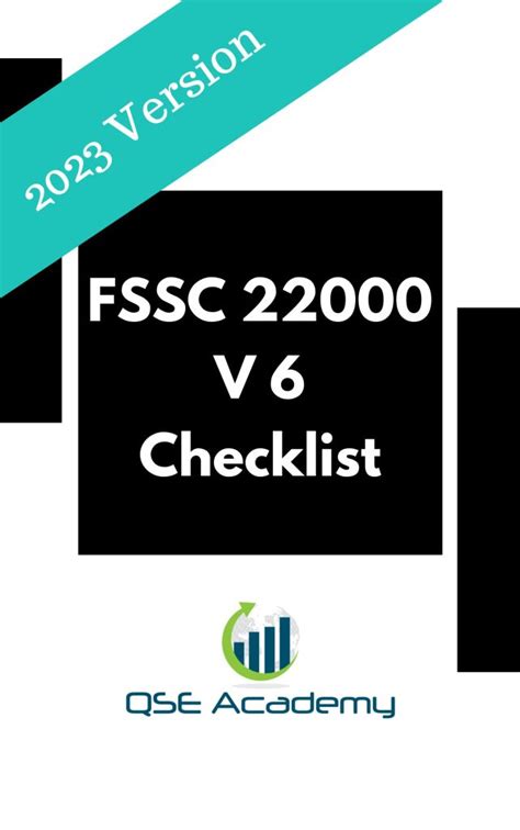Fssc 22000 V6 Checklist Pdf [download]