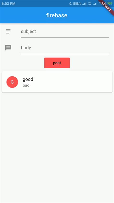 Github Rohitsainikflutterfirebase Connecting Flutter Application