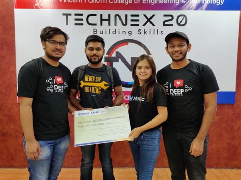 Atharva Jadhav On Linkedin Secured 2 Nd Position In Technex Hackathon At St Vincent Pallotti