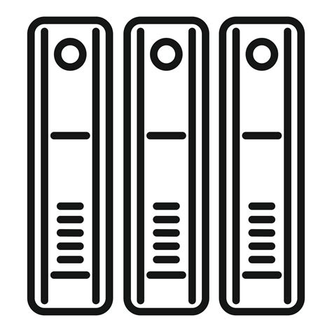 Folder Icon Outline Vector Office Service 15149088 Vector Art At Vecteezy