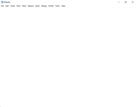 Blank Window Of RStudio In Windows RStudio IDE Posit Community