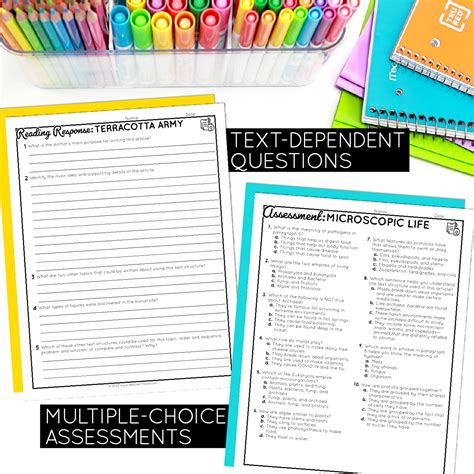 5th Grade Descriptive Nonfiction Text Structure Reading Comprehension • Teacher Thrive