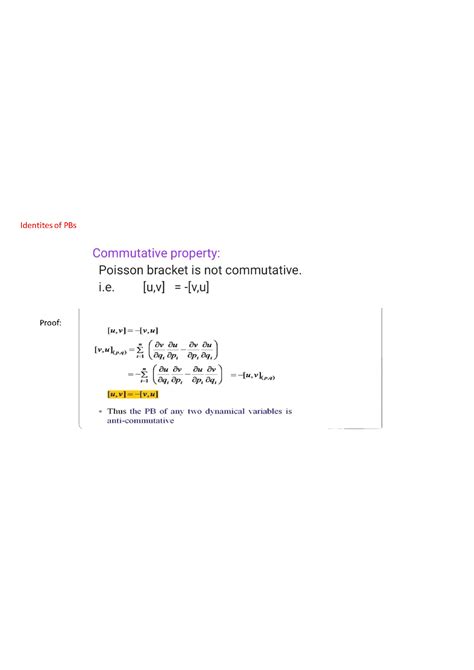 SOLUTION Poisson Bracket Classical Mechanics Studypool