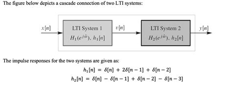 Solved The Figure Below Depicts A Cascade Connection Of Two Chegg Com