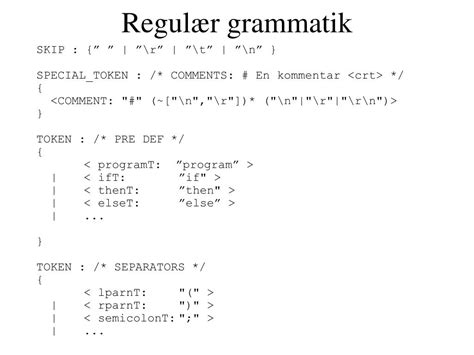 Ppt Javacc Powerpoint Presentation Free Download Id4071006